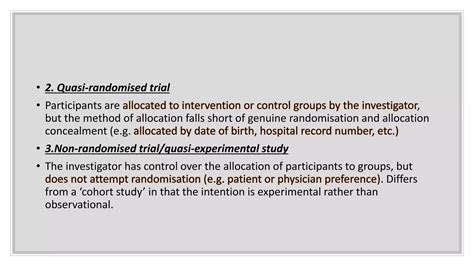 Non Randomized Controlled Trial Pptx Non Randomized Controlled Trial Pptx