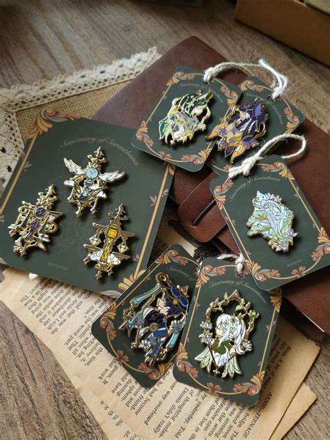 Genshin Impact Sanctuary Of Surasthana Enamel Pins Sumeru Alhaitham