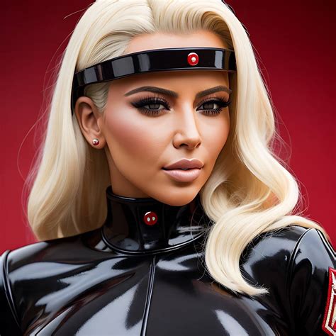 Kim Kardashian In Black Latex By Cameyx98 On Deviantart