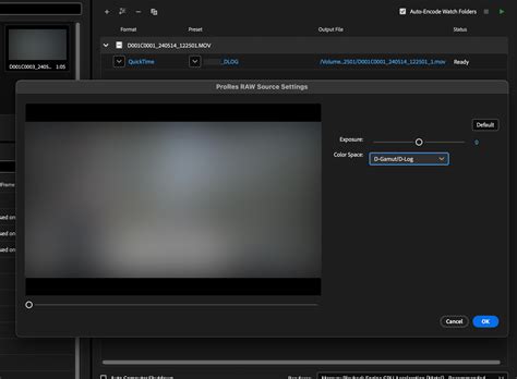 Solved Set Prores Raw Source Settings Through Scripting Adobe