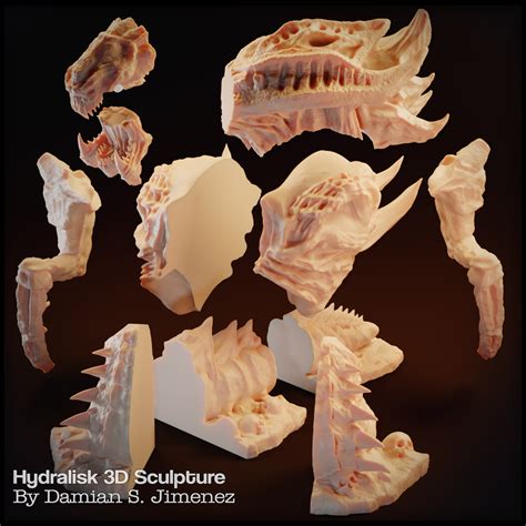 🗿 Hydralisk Zerg Starcraft Hydralisk 3d Printing Stl・ Stl File For ・cults