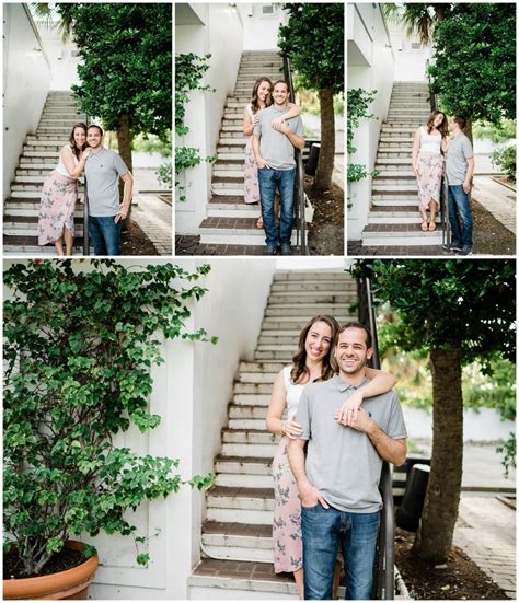 Downtown Naples Engagement Session Haley And Nicks • Love Letters Co