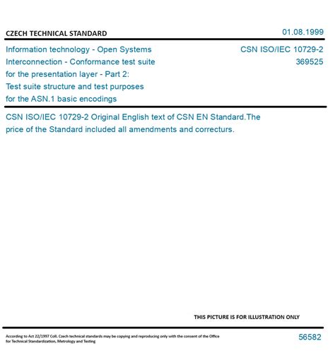 Csn Isoiec 10729 2 Information Technology Open Systems