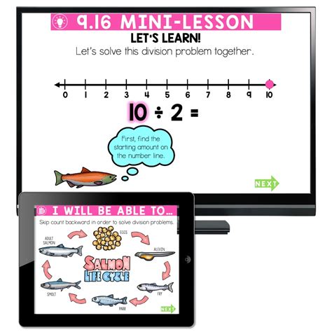 lucky to learn math lesson 9 16 division teaching slides pdf