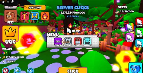 Free Ugc Clicker Codes Roblox