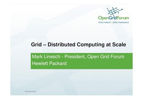 pdf grid distributed computing at scale · organizational