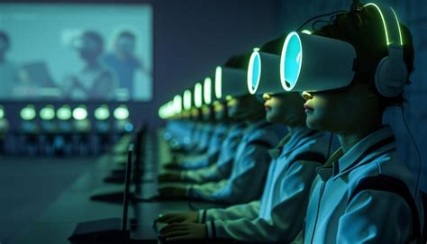 Premium Photo School Of The Future Vr Classes For A New Generation