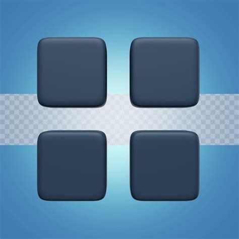 Premium Psd 3d Render Illustration Website Menu