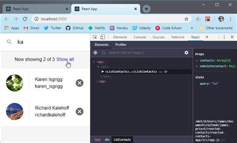 Udacity React Fundamentals By James Priest