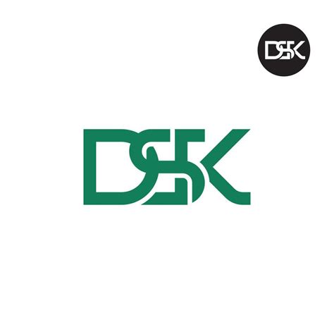 Letter Dsk Monogram Logo Design 29295106 Vector Art At Vecteezy