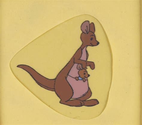 An Original Production Cel Of Kanga And Roo