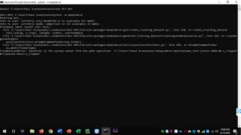 unable to create training dataset after labeling usage and issues