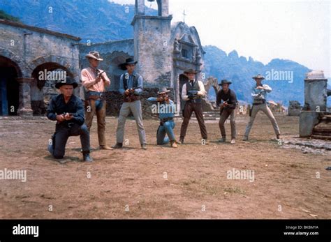 The Magnificent Seven 1960 Yul Brynner Steve Mcqueen Horst Buchholz