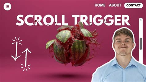 gsap scrolltrigger elementor how to play a video on scroll in