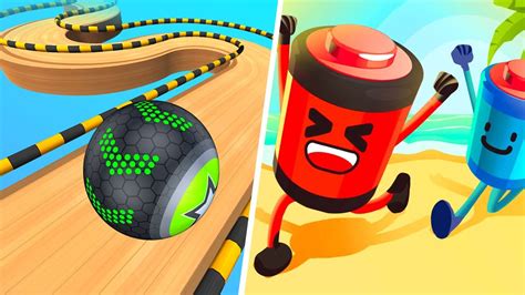 Battery Run Going Balls All Level Gameplay Android Ios Apk New Update Youtube