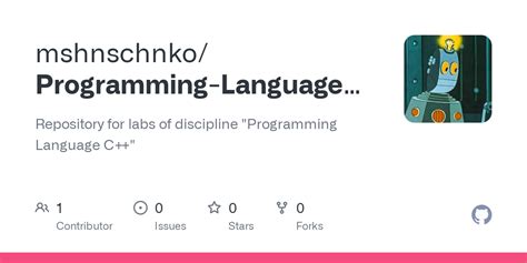 Github Mshnschnkoprogramming Language Cpp Repository For Labs Of Discipline Programming