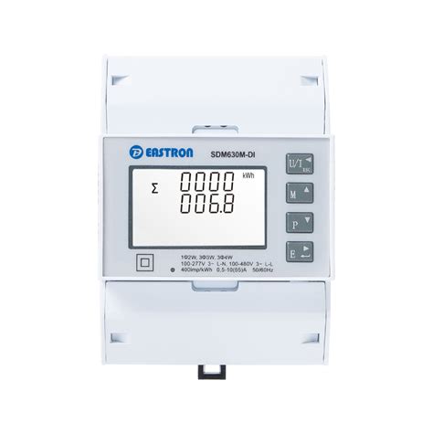 SDM630 DI Digital Input RS485 Modbus Din Rail Three Phase MID Energy Meter Manufacturers