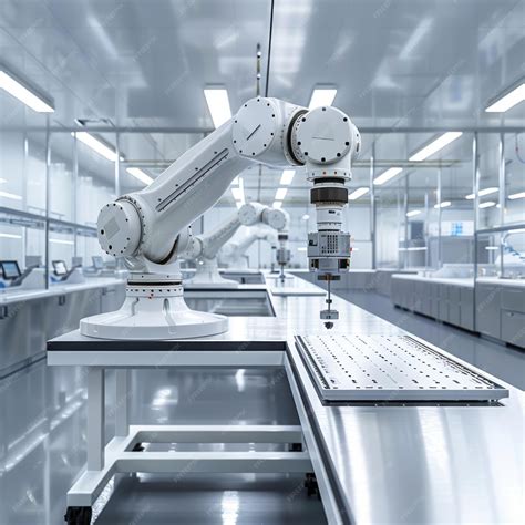 Premium Photo A Industrial Robot Arm Operating Seamlessly Within A Cuttingedge Factory