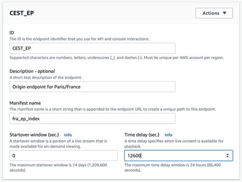 How To Delay Live Streaming Using Aws Elemental Mediapackage Aws For Mande Blog