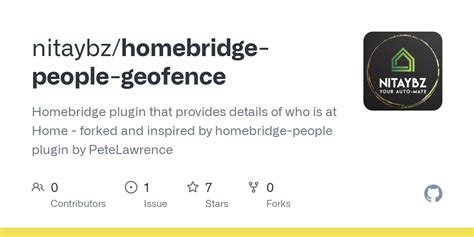 GitHub Nitaybz Homebridge People Geofence Homebridge Plugin That Provides Details Of Who Is
