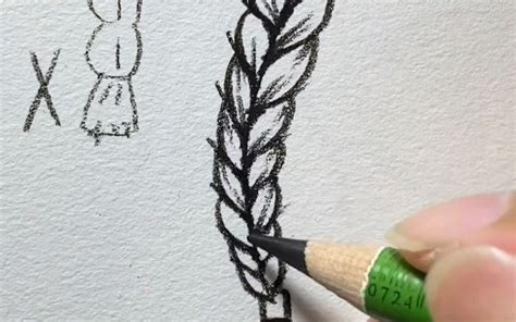 麻花辫的正确画法，这样画才有灵魂 小泉手绘 小泉手绘 哔哩哔哩视频