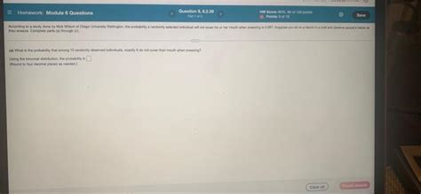 Solved Homework Module 6 Questions Question 9 6 2 30