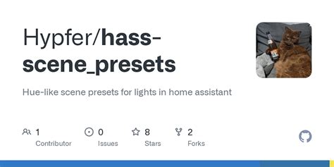 Scene Presets Hue Like Scenes For Generic Light Entities Custom Integrations Home Assistant