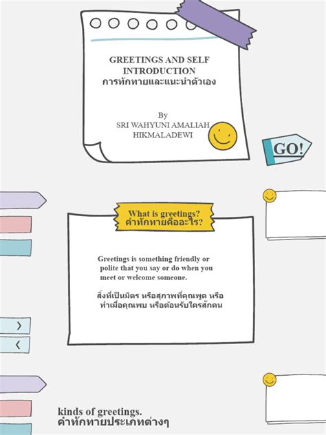 Greetings And Self Introduction Pdf
