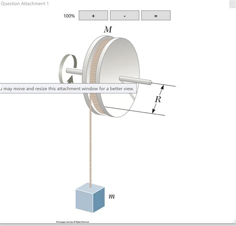 Solved The Attached Figure Shows An Object Of Mass M 1