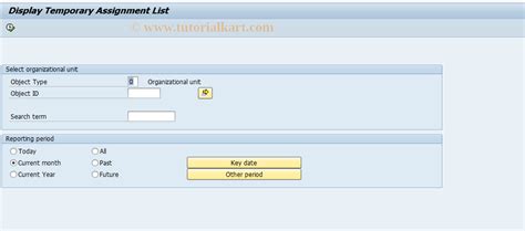 PP I SAP Tcode Temp Assgmt List For Shift Planning