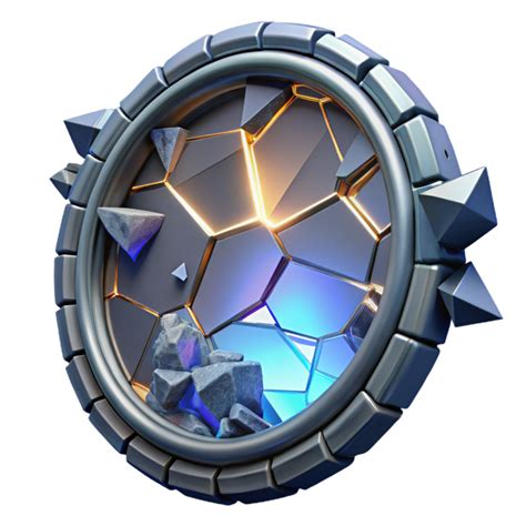 Vibrant Rustic Abstract 3d Render Hexagon Frame High Quality 57148330 Png