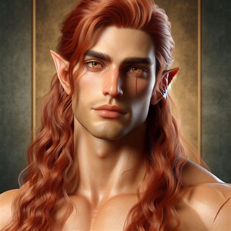 Pin By Skye Fire On Méli Mélo Red Hair Elf Fantasy Male Red Hair