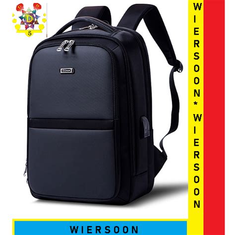 Jual New Wiersoon Backpack Tas Ransel Laptop Pria Wanita Shopee Indonesia