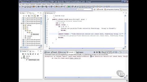 Advanced Java Tutorial Assertion Usage Youtube