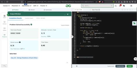 Gfg160 Geekstreak2025 Geeksforgeeks Dsa Palindrome Stringproblems Abhishek Kumar