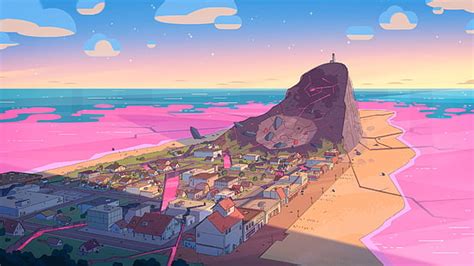 HD Wallpaper TV Show Steven Universe Floating Island Moon Pearl Steven Universe
