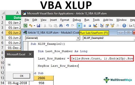 Vba Xlup How To Use Vba Xlup In Excel With Examples