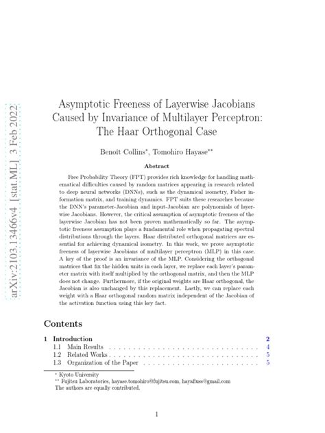 asymptotic freeness pdf