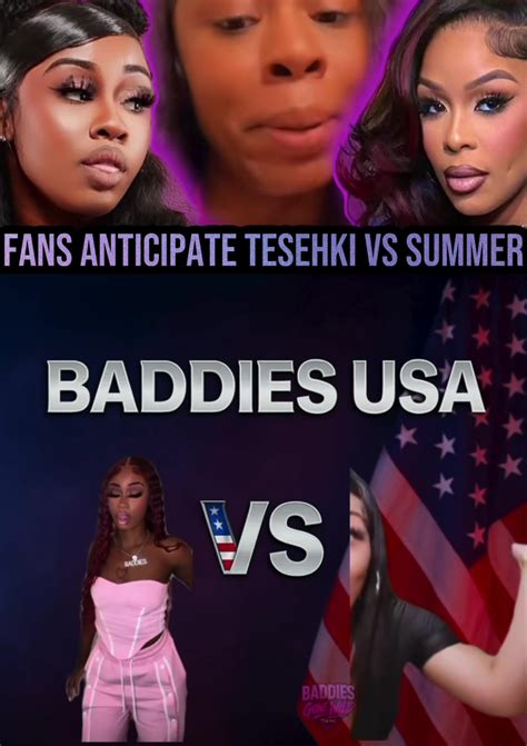 Tesehki Vs Summer Baddies Usa Drama Unfolds Tiktok
