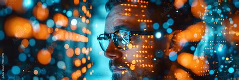 technology and business iot concept software developer man