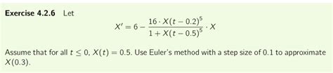 solved exercise 4 2 6 let x 6 16 x t 0 2 1 x t 0 5 5