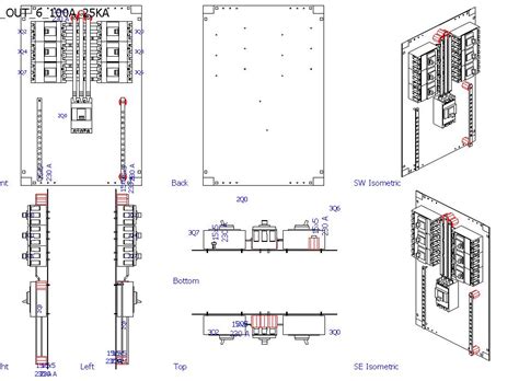 Typical Abb Smdb Panel Incomer Up To 100a Outgoing 6x Up To 100a 25ka Panels And Parts Shopping