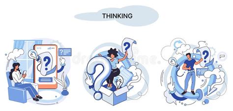 Problem Solving Concept Woman Wondering Or Thinking Planning Or