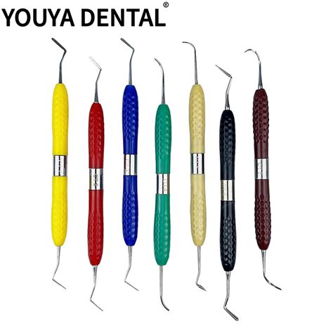 1pcs Dental Resin Filler Set Plastic Dresser With Silicone Handle