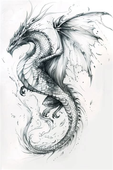 Пин от пользователя Diane Dean на доске Dragons Татуировка с драконом Рисунок дракона Тату