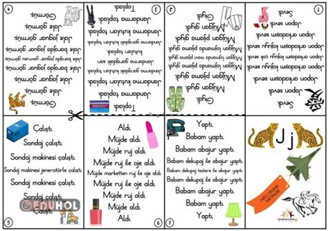 J Sesi Hızlı Okuma Mini Kitapç Eduhol Etkinlik İndir Oyun Oyna Test Çöz Video İzle