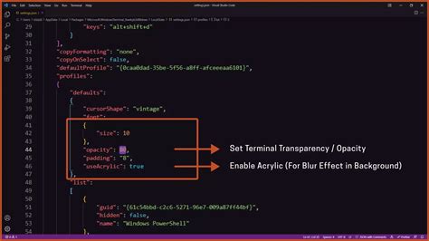 Enable Transparent Background In Windows Terminal Ways