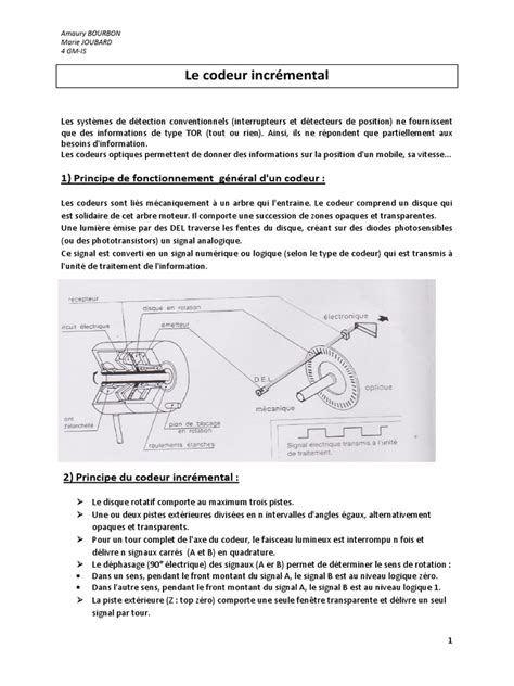 Le Codeur Incremental Diode Fréquence