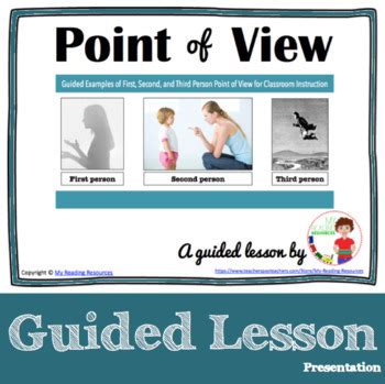 Point Of View First Person Second Person Third Person Presentation