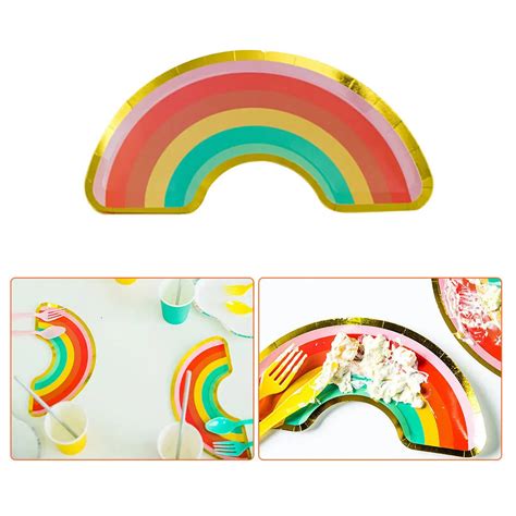 8 шт компл разноцветная бумага тарелки тарелка для торта одноразовые Diy домашний декор посуда